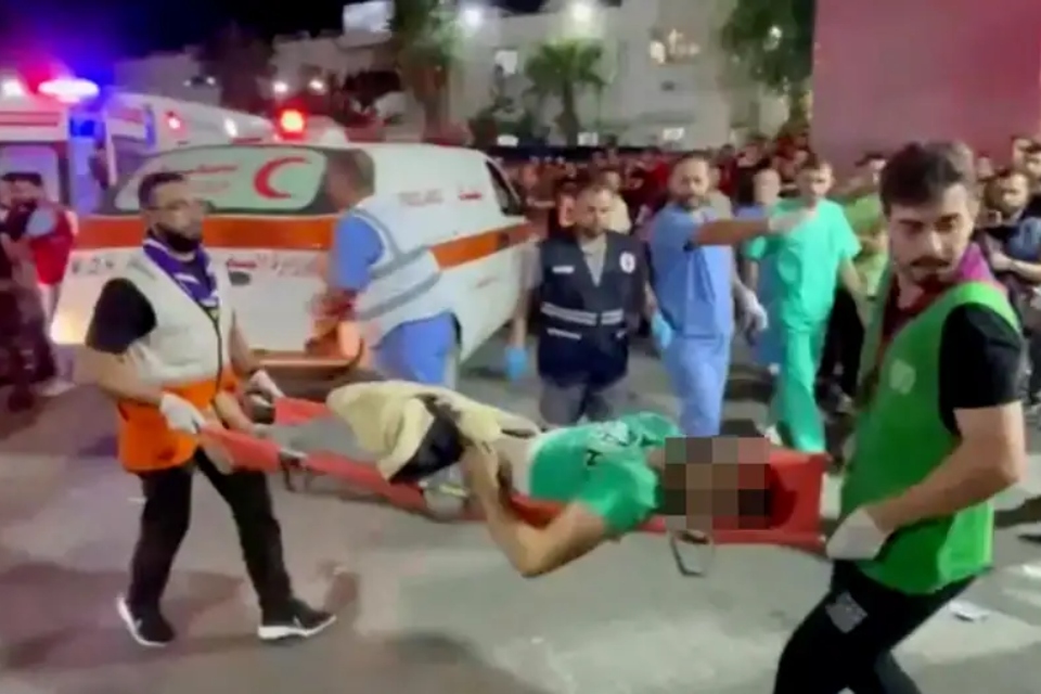 Al Menos 200 Personas Murieron En Un Hospital De Gaza Tras Explosión Por Misil